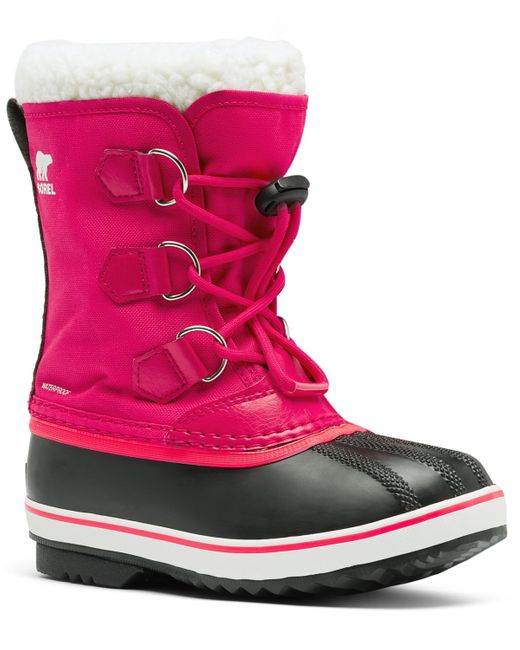 Sorel Yoot Pac Waterproof Booties in Red | Lyst