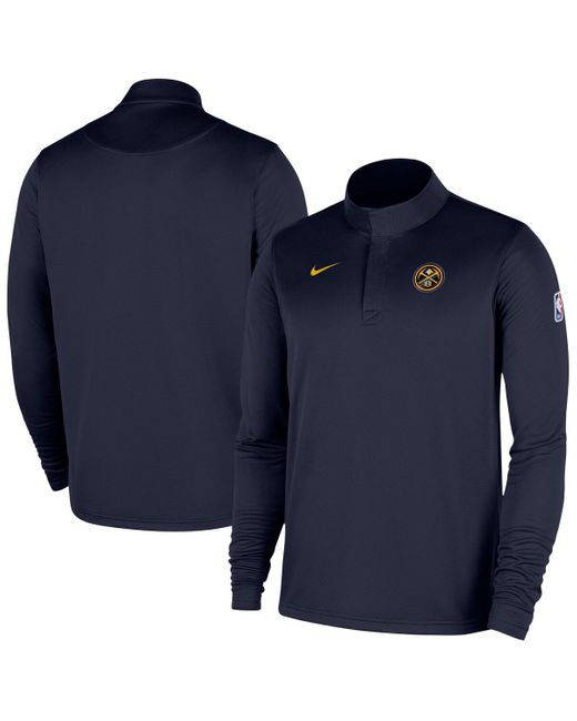 Nike Denver nuggets 2025/26 Authentic Coaches Quarter-zip Dri-fit ...