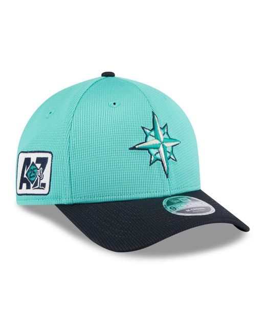KTZ Aqua/navy Seattle Mariners 2025 Spring Training 9forty Adjustable ...