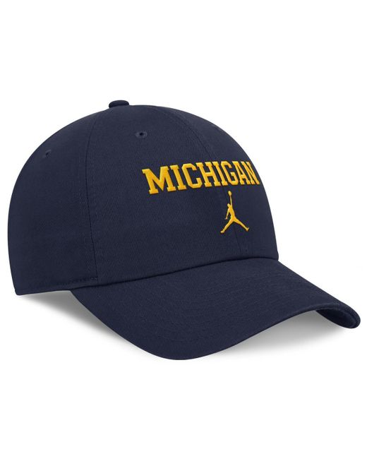 Nike Michigan Wolverines Club Tri-glide Adjustable Hat in Blue for Men ...