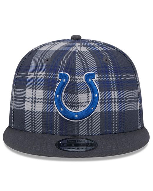 KTZ Gray Indianapolis Colts 2024 Sideline Statement 9fifty Snapback Hat ...