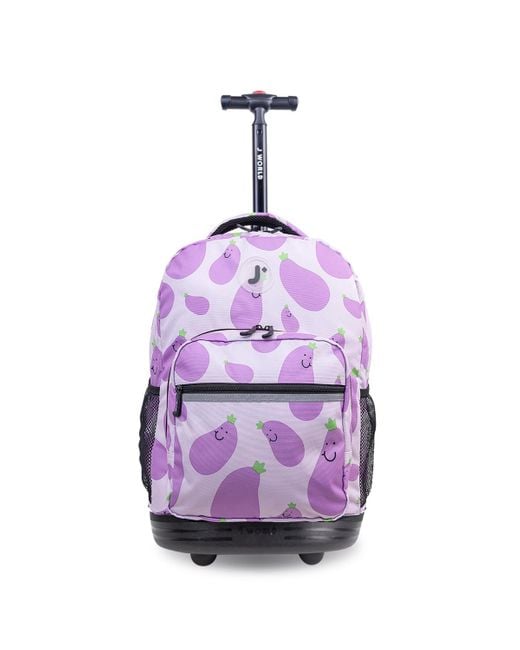 J World Sunrise 18" Kids Rolling Backpack in Purple | Lyst