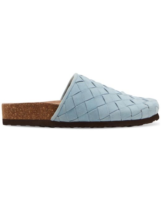 Steve Madden Cecily Woven Mules in Blue | Lyst