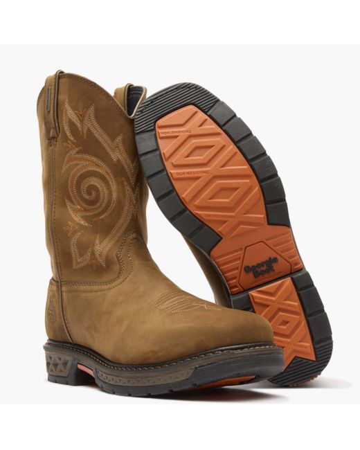 Georgia Boot Carbo-tec Lt Steel Toe Waterproof Pull On Work Boot in ...