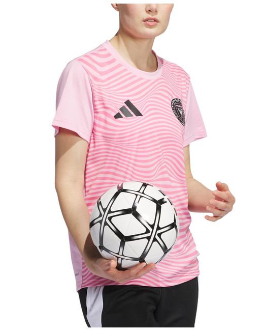 adidas Lionel Messi Inter Miami Cf Soccer Jersey in Pink | Lyst