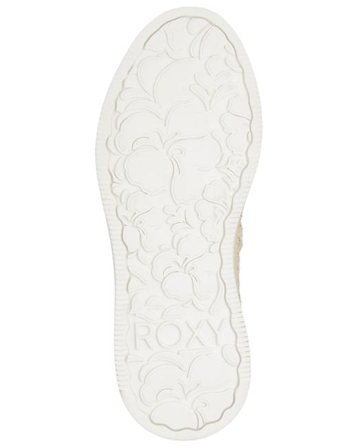 Roxy Sheilahh 2.0 Fray Lace-up Sneakers in Gray | Lyst