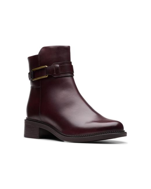 Clarks Collection Maye Bella Boots in Brown | Lyst