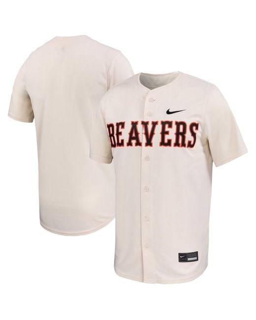 Nike Oregon State Beavers Limited Baseball Jersey in White for Men | Lyst