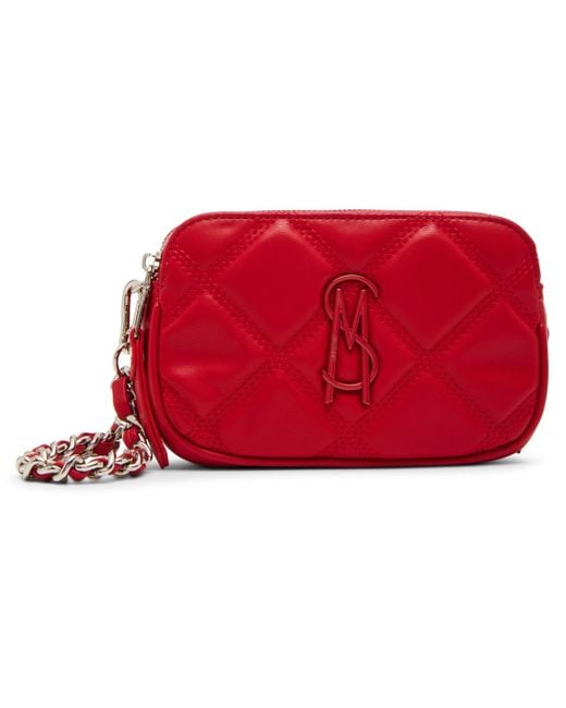 Steve Madden Bdaisy Quilted Crossbody Bag in Red | Lyst