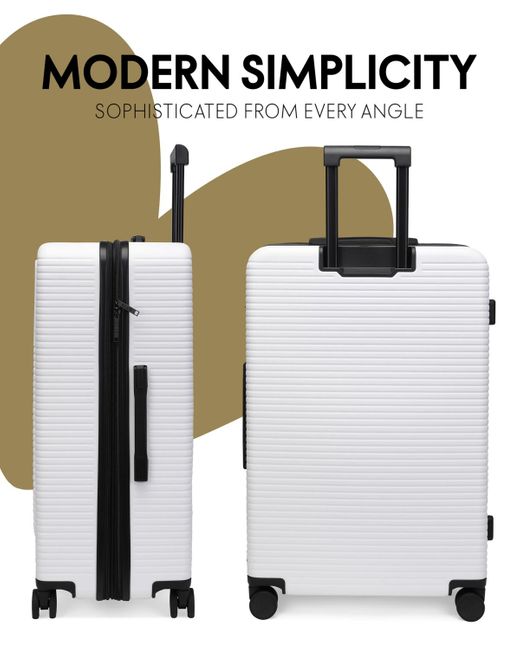 Elle Passage 3-piece Expandable Retro Spinner luggage Set in Gray | Lyst