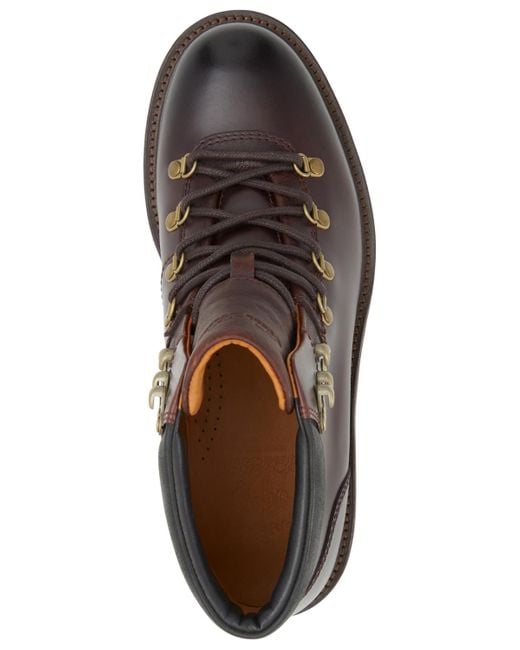 Brooks Brothers Roosevelt Lace Up Hiking Boots in Black for Men | Lyst