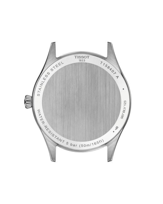 Tissot Gray Stainless Steel Bracelet Watch in Metallic for Men | Lyst