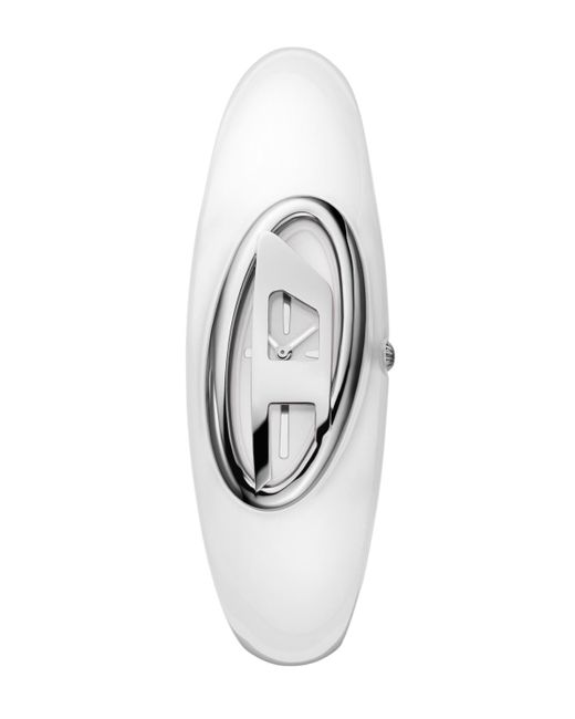 DIESEL Wonder-d Quartz Two-hand Nylon Watch in White | Lyst