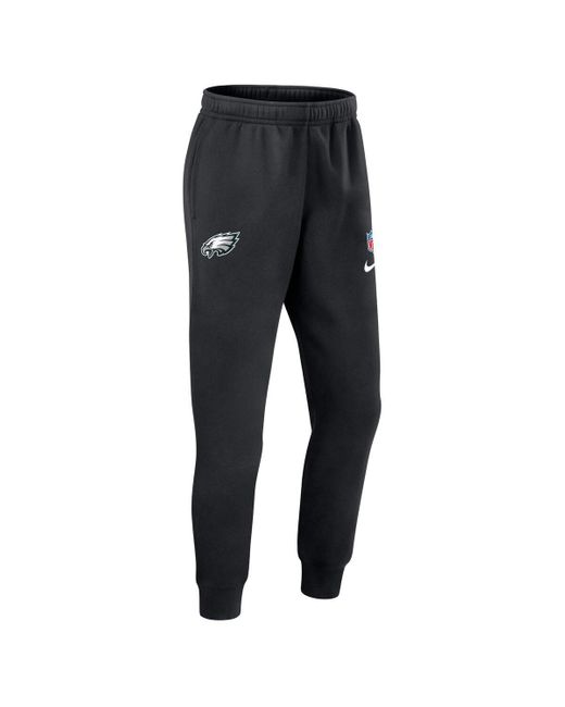 Nike Philadelphia Eagles 2024 Sideline Club Pants in Black for Men | Lyst