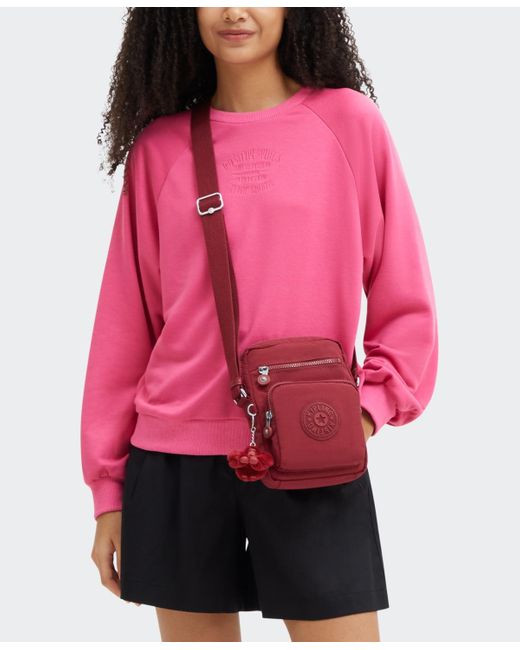 Kipling Gunne Medium Crossbody Bag in Red | Lyst