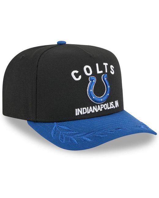 KTZ Black/royal Indianapolis Colts 2025 Nfl Draft A-frame 9fifty ...
