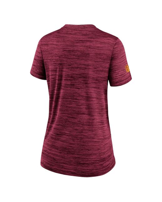 Nike Washington Commanders Velocity Performance T-shirt in Red | Lyst