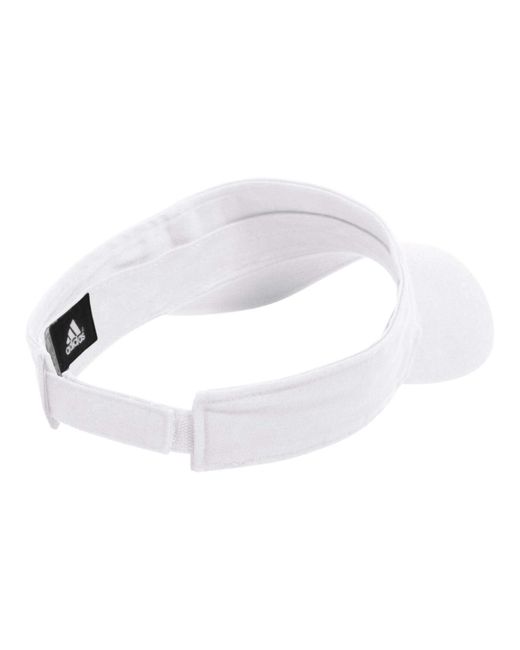 adidas Washington Huskies Locker Room Team Adjustable Visor in White ...