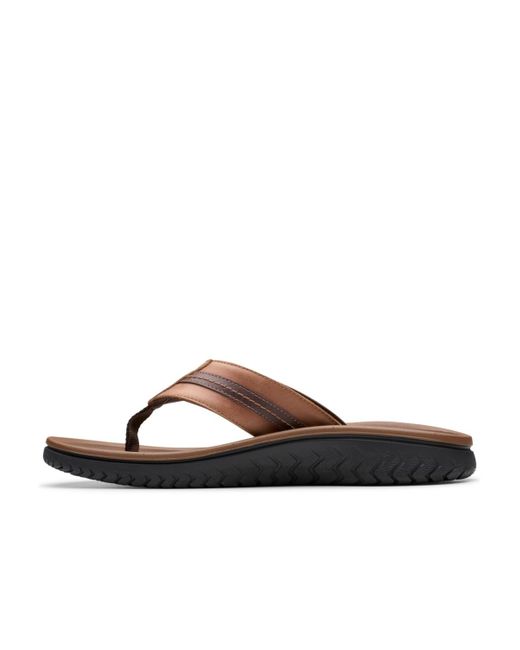 Clarks Collection Wesley Sun Sandals in Brown for Men | Lyst