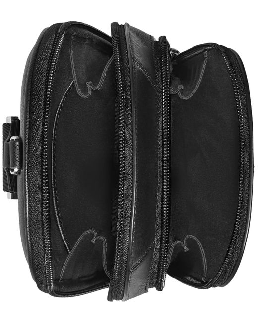 Montblanc Sartorial Leather Sling Bag in Black | Lyst