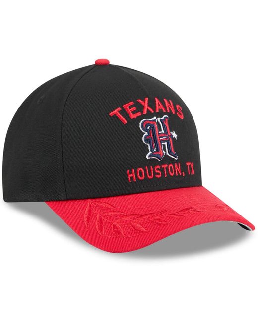 KTZ Black/red Houston Texans 2025 Nfl Draft 9forty A-frame M-crown ...