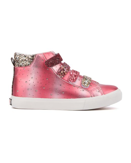 Olivia Miller Girls Rain Bow High Top Sneaker in Pink | Lyst