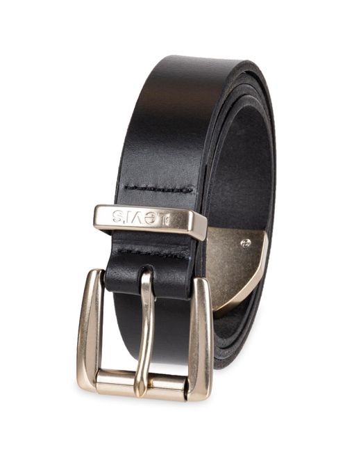 Levi's Western Metal Tip End Leather Belt in Black | Lyst
