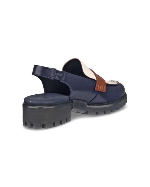 Ecco Modtray Slingback Loafers in Blue | Lyst