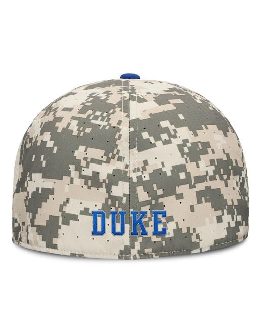 Nike Digital Duke Blue Devils 2025 Dugout True Performance Fitted Hat ...