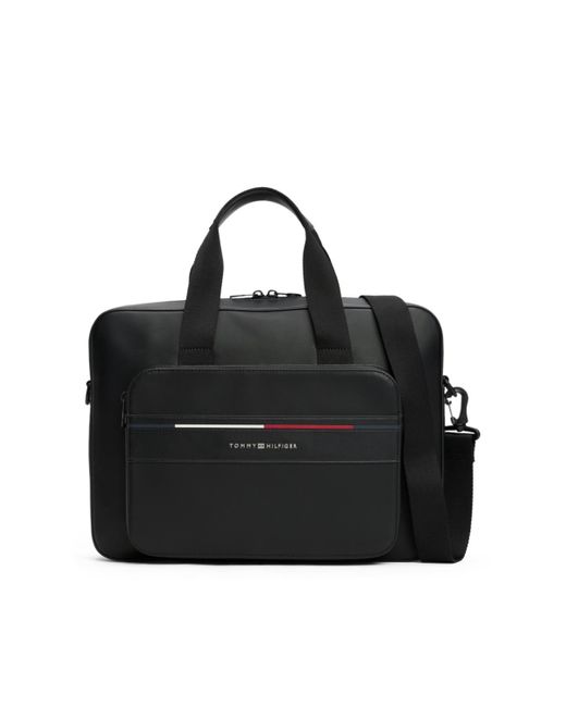 Tommy Hilfiger Foundation Laptop Bag in Black for Men | Lyst