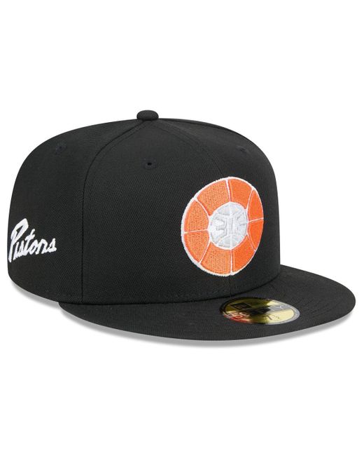 KTZ Detroit Pistons 2024/25 City Edition Alternate 59fifty Fitted Hat ...
