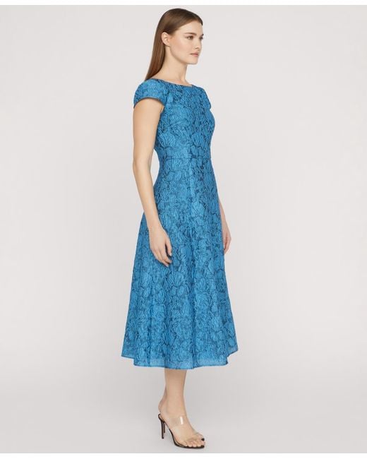 JS Collections Zoey A-line Cocktail Dress in Blue | Lyst