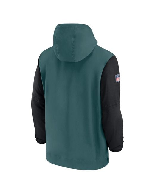 Nike Midnight Green/black Philadelphia Eagles 2024/25 Sideline Pre-game ...