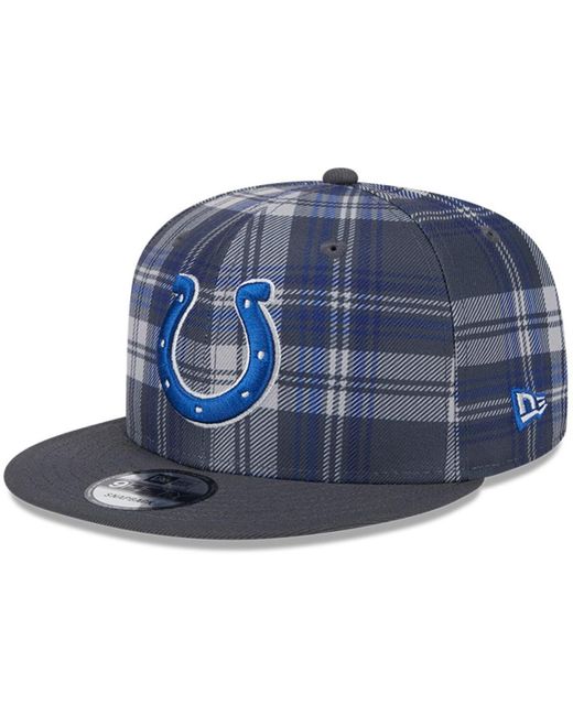 KTZ Gray Indianapolis Colts 2024 Sideline Statement 9fifty Snapback Hat ...