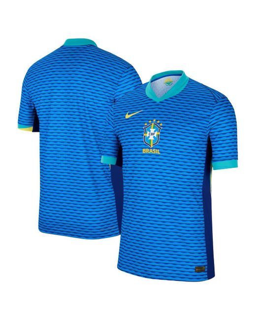 Nike Brazil National Team 2024 Away Match Authentic Jersey in Blue for ...
