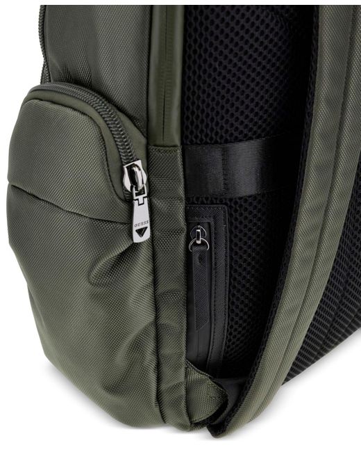 Guess Pocket Logo Backpack in Green for Men | Lyst