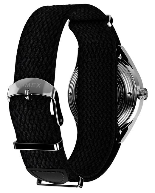 Timex Mechanical Automatic Nylon Strap Watch in Black for Men | Lyst