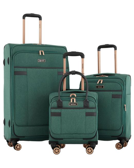 Kensie Hudson Expandable Rolling Softside luggage Set in Green | Lyst