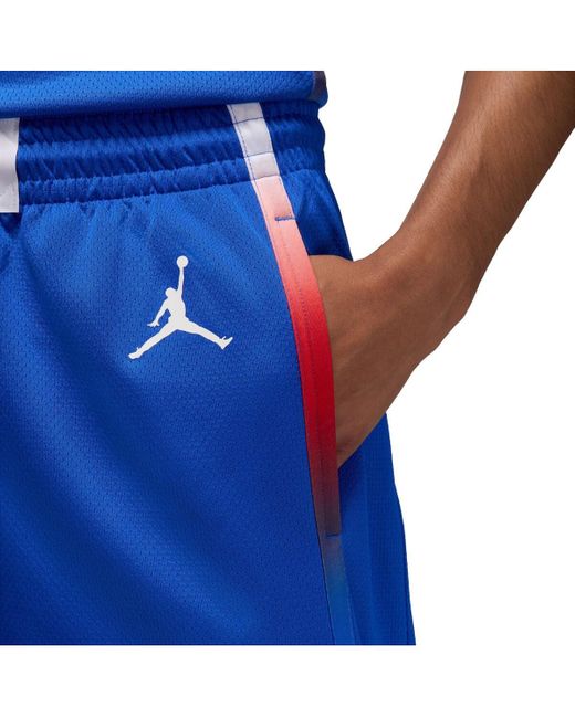 Nike France Basketball 2024 Summer Olympics Swingman Shorts in Blue for ...