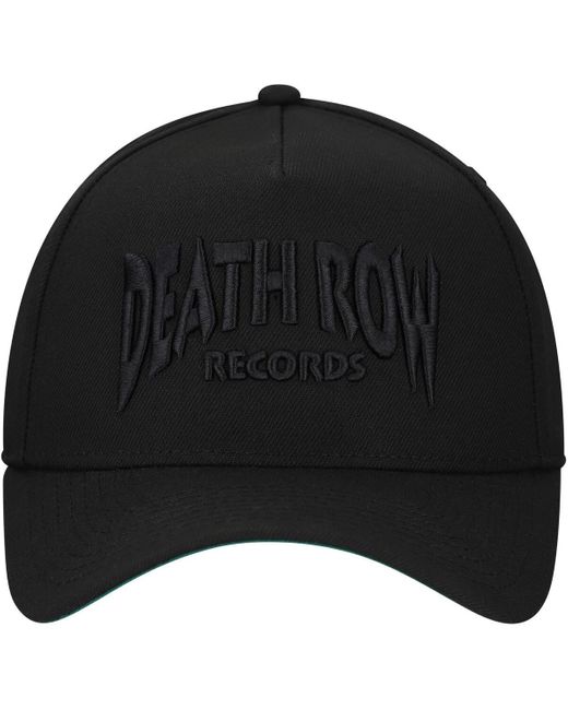 Lids Death Row Records A-frame Tonal Adjustable Hat in Black for Men | Lyst