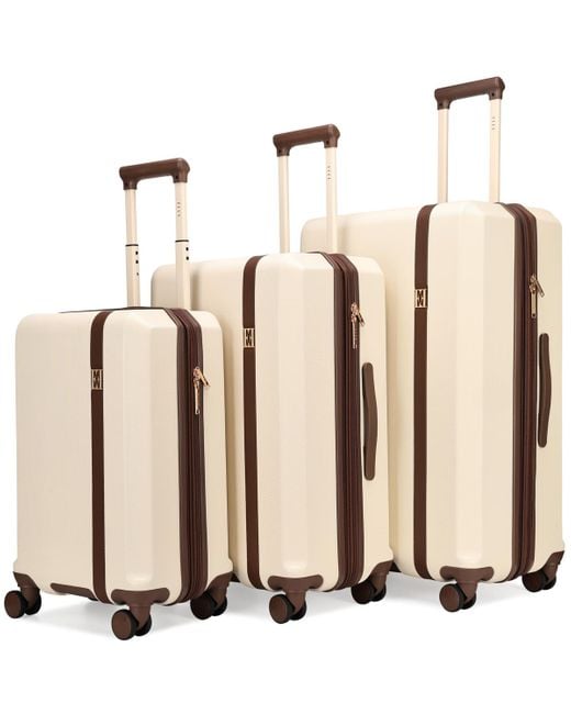 Elle Luxe Journey 3-piece Expandable Retro Spinner luggage Set in ...