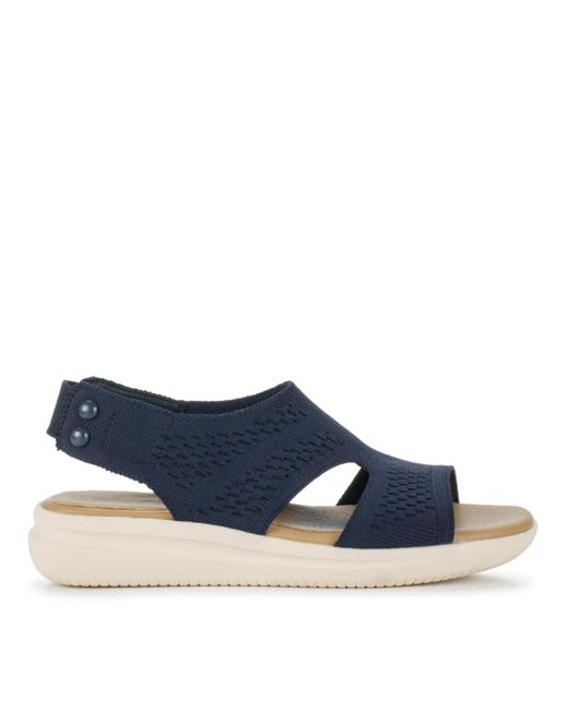 BareTraps Origins Duffy Slip-on Sandals in Blue | Lyst