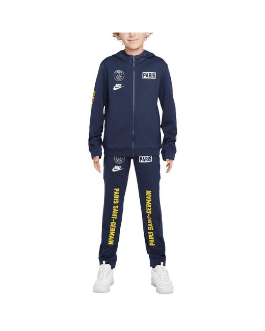 Nike Big Boys And Girls Paris Saint-germain Woven Track Suit in Blue ...