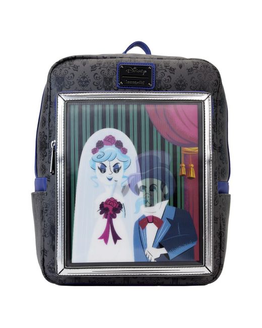 Loungefly The Haunted Mansion Black Widow Bride Mini Backpack in Blue ...