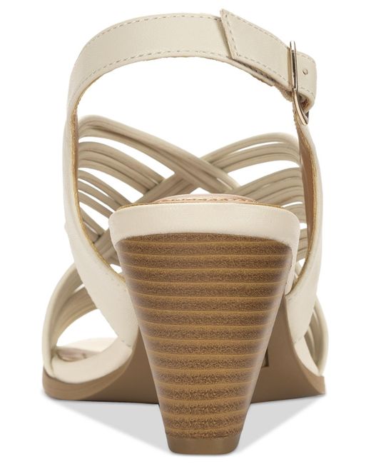 Style & Co. Holliee Dress Sandals in Natural | Lyst