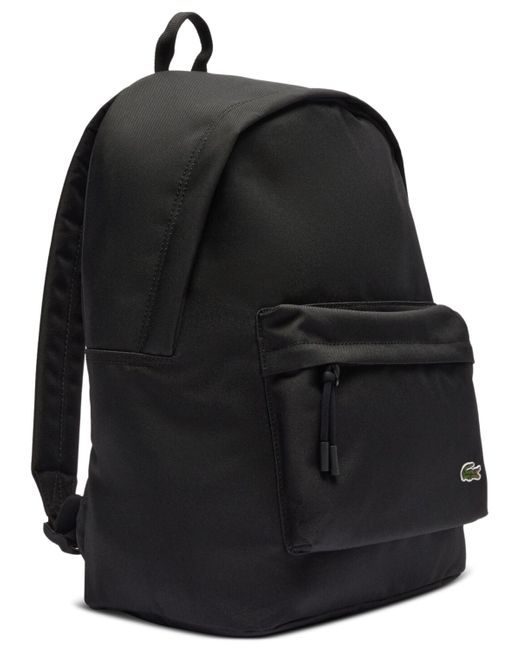 Lacoste Neocroc Small Backpack in Black for Men | Lyst