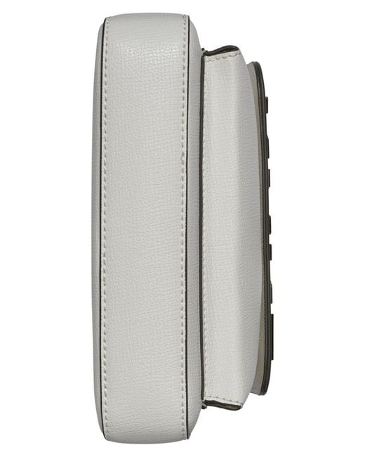 Karl Lagerfeld Maybelle Mini Top Zip Crossbody Bag in White | Lyst