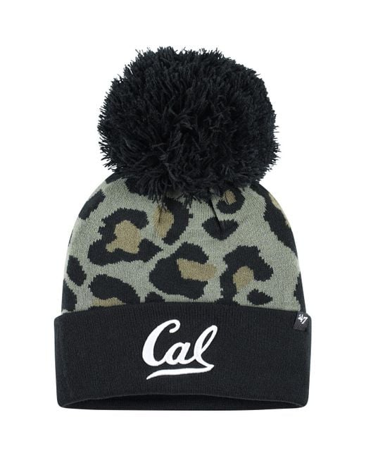 '47 Hunter Cal Bears Bagheera Cuffed Knit Hat in Black | Lyst