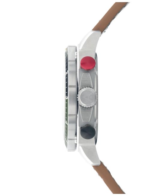 AVI-8 Hawker Hunter Atlas Dual-time Chronograph Brown Leather Strap ...