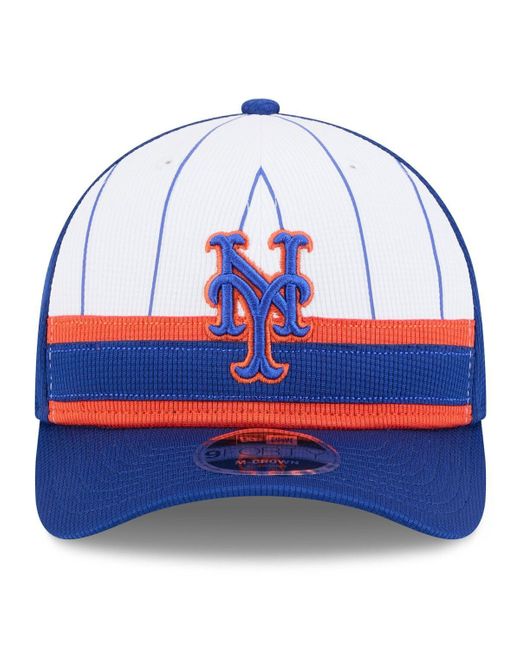KTZ Royal/white New York Mets 2025 Batting Practice 9forty M-crown ...